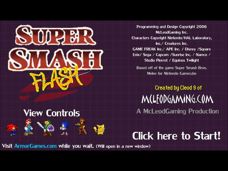 Play Super Smash Flash Unblocked At School Flash Game 8656